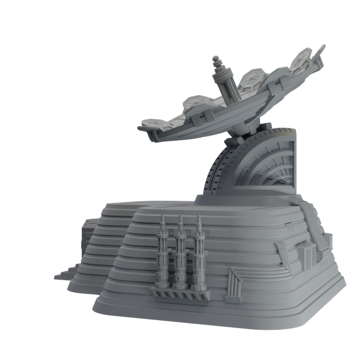 3D Printable Comms Centre - Modular or Easy Print Complete Building by ...